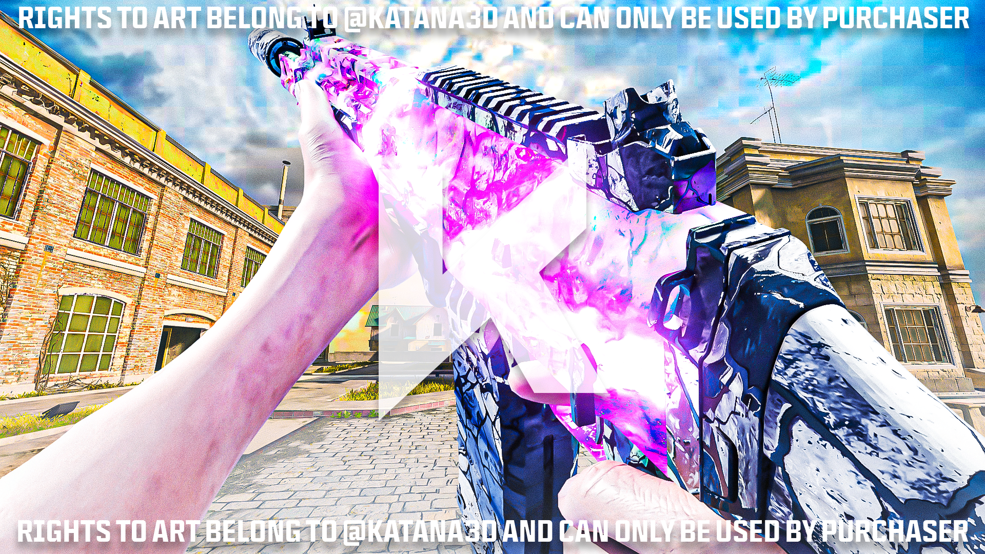 COD/Warzone Thumbnail - Pink Nebula Grau (Rebirth Verdansk Versions ...