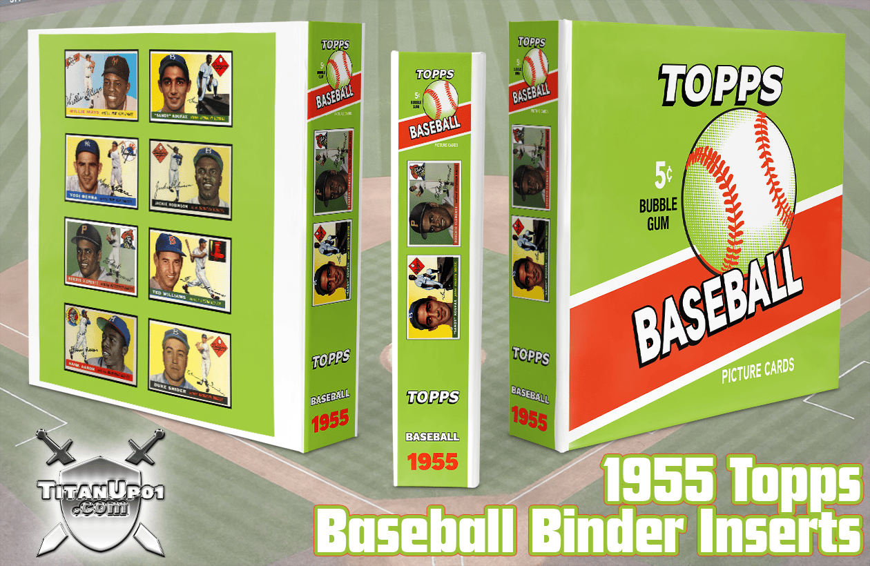 TitanUp01.com - TRADING CARD BINDER INSERTS
