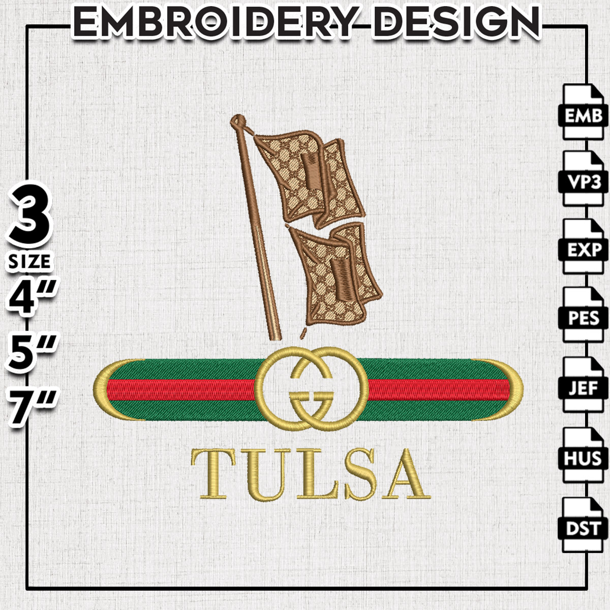 Gu.cci NCAA Tulsa Golden Hurricane Embroidery Designs, NCAA Tulsa Golden College Football Team ...