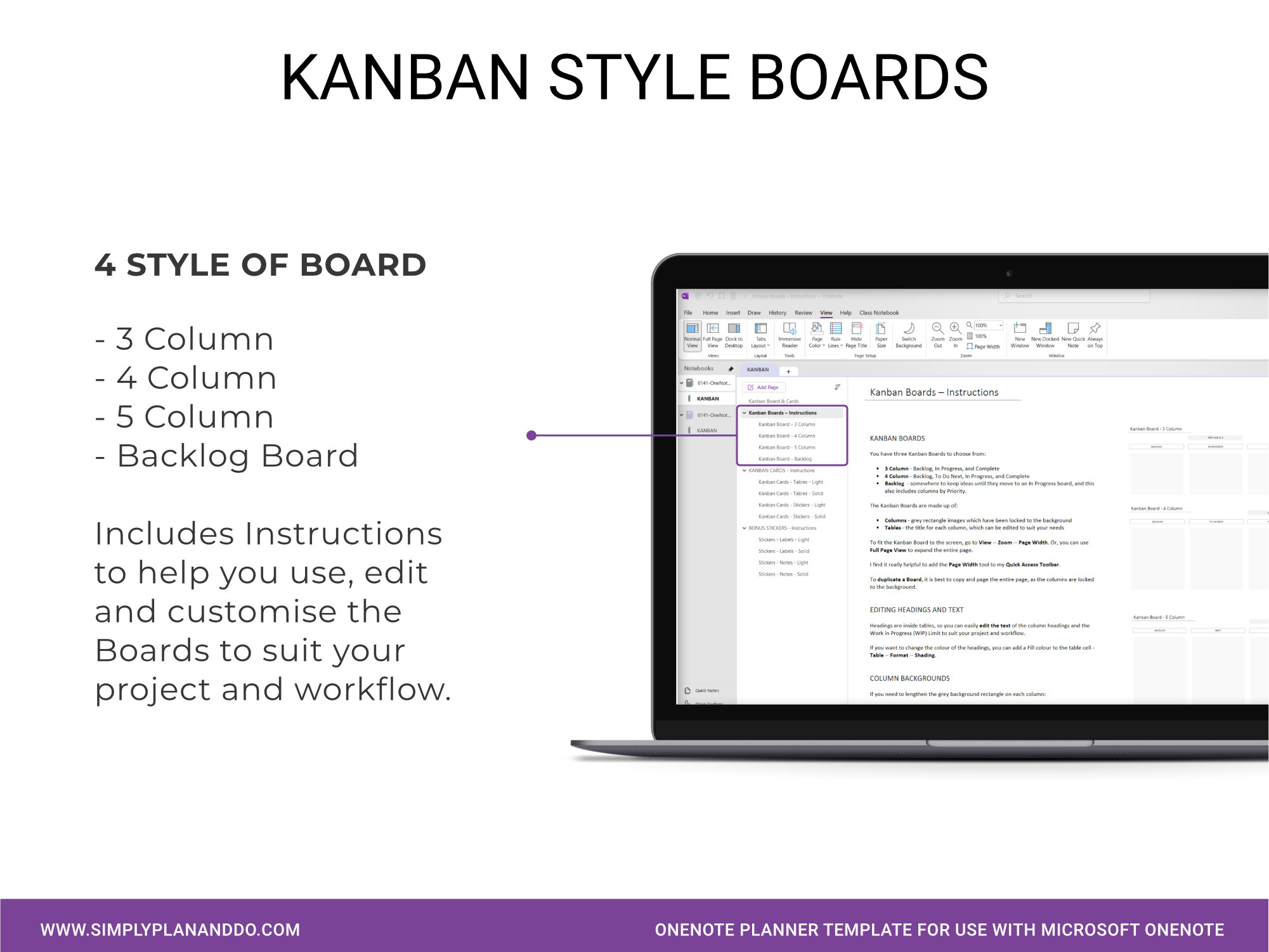 How To Use Kanban in Onenote to Simplify your Workflow