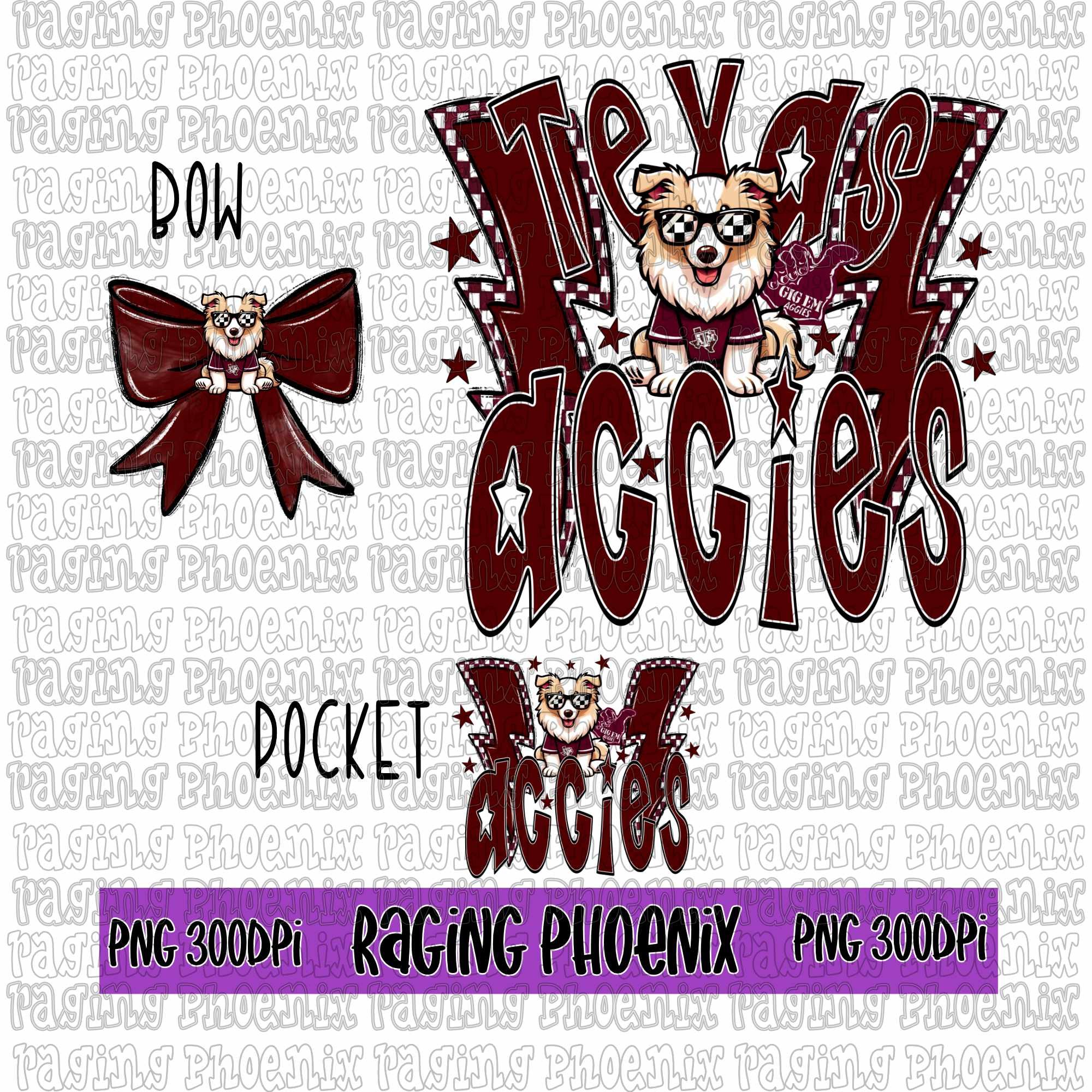 AGGIES BOLT MASCOT BUNDLE-BM66B - Payhip