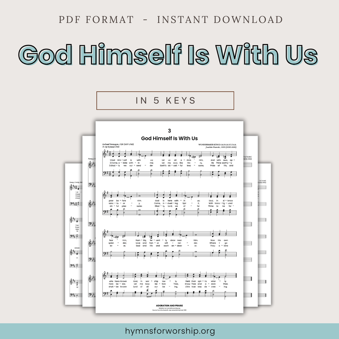 SDAH No. 3 God Himself Is With Us (PDF - 5 Keys)
