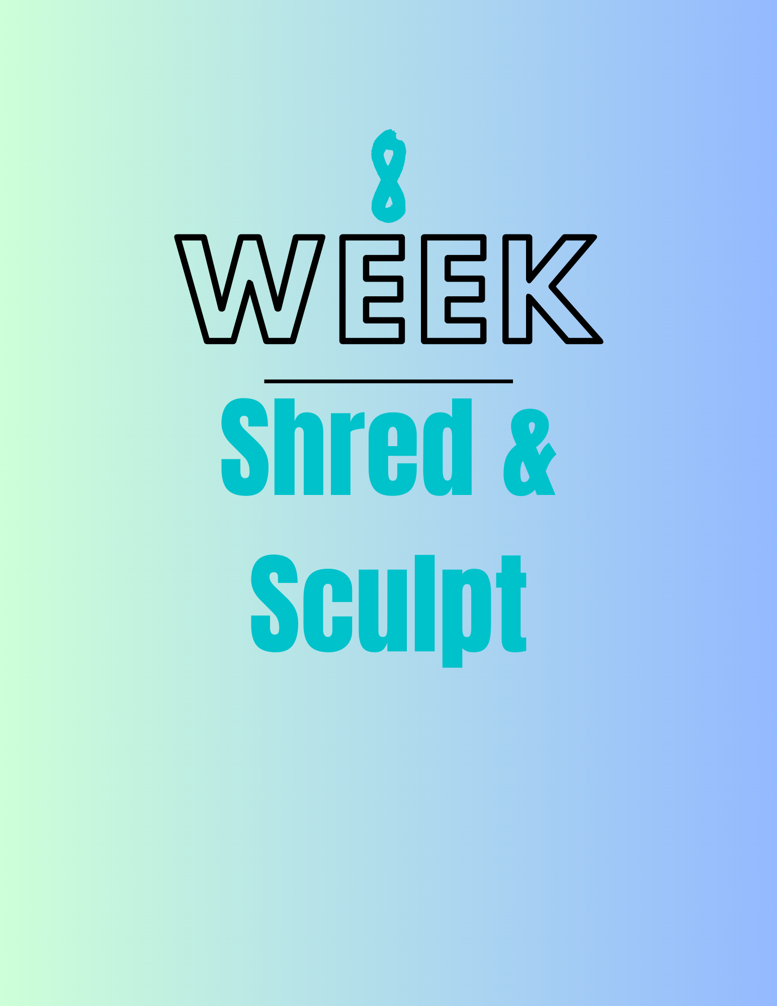 8 week Shred & Sculpt program - Payhip