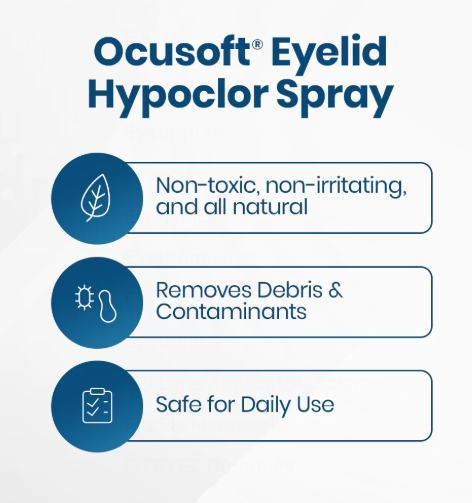Ocusoft HypoChlor Spray for Eyelids 2oz.