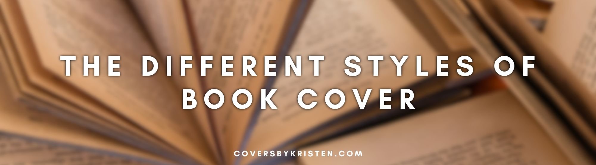 Different Types of Book Covers - Typographic, Illustrated, People