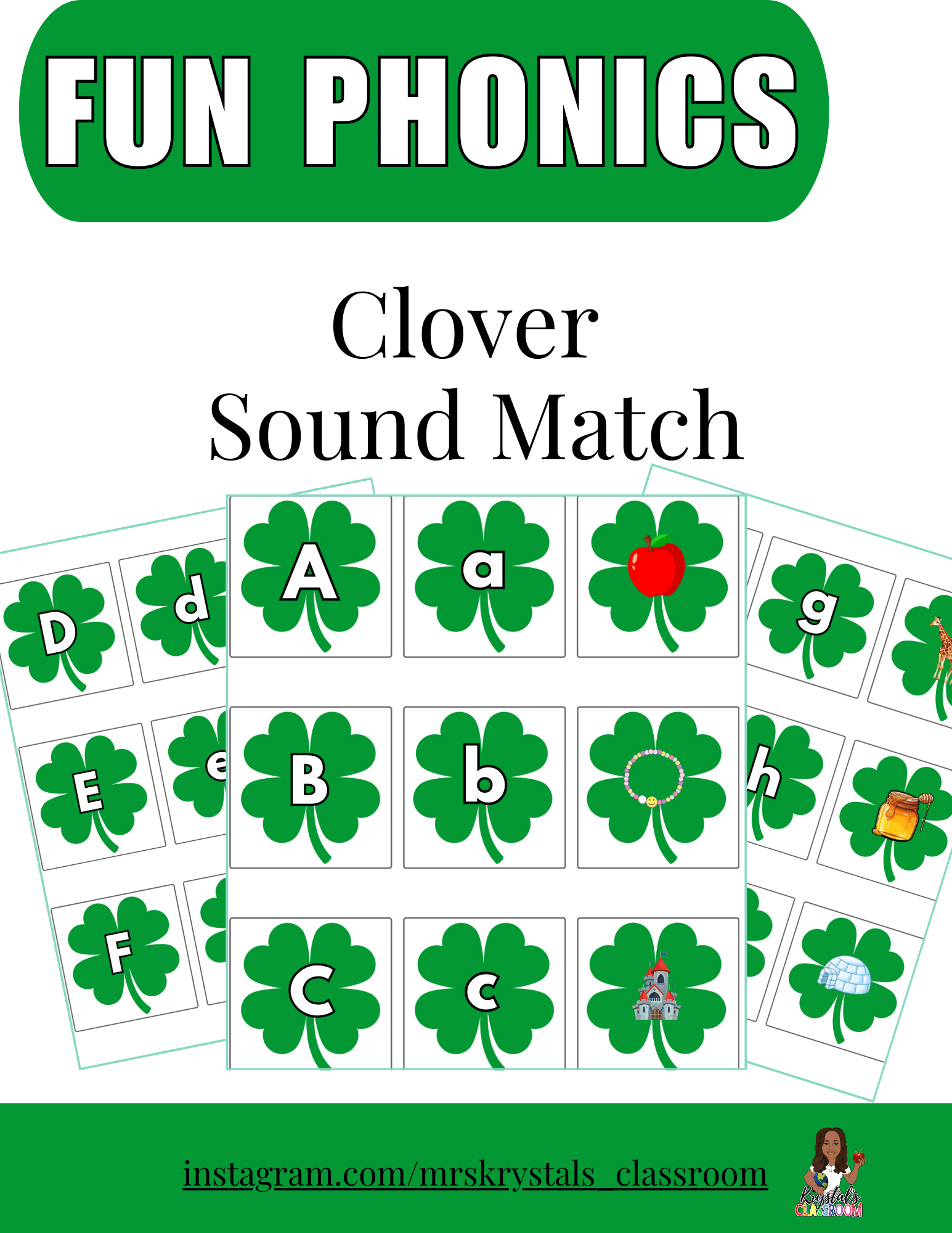 Clover Sound Match Phonics Fun Activities Exclusive Reading Program ...