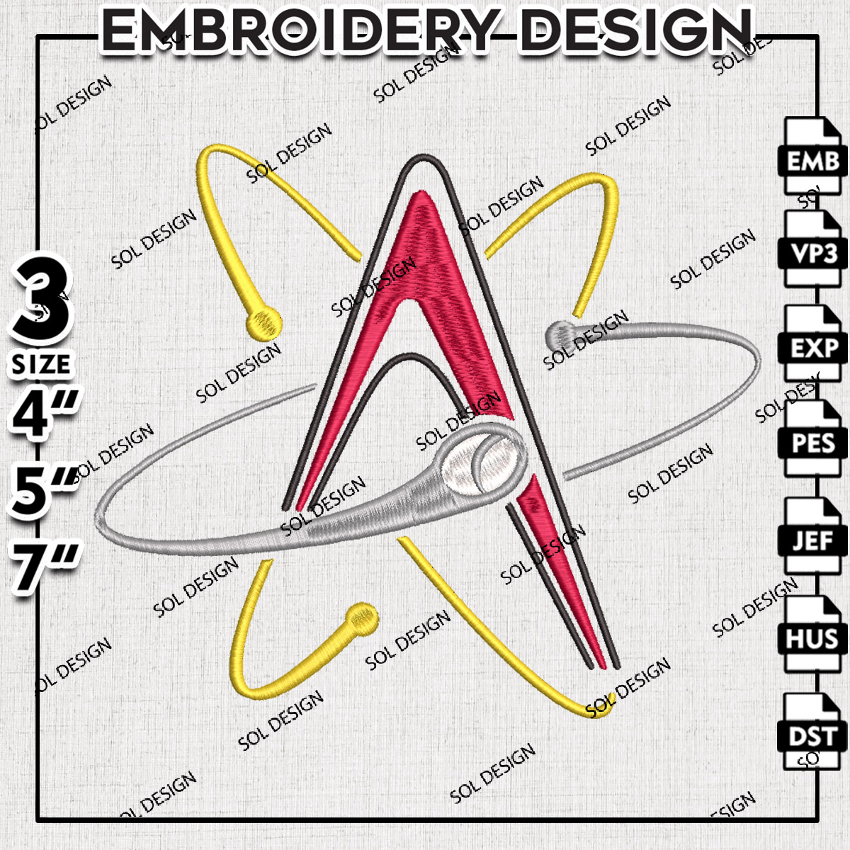 MiLB Albuquerque Isotopes Logo Embroidery Designs, Minor League ...