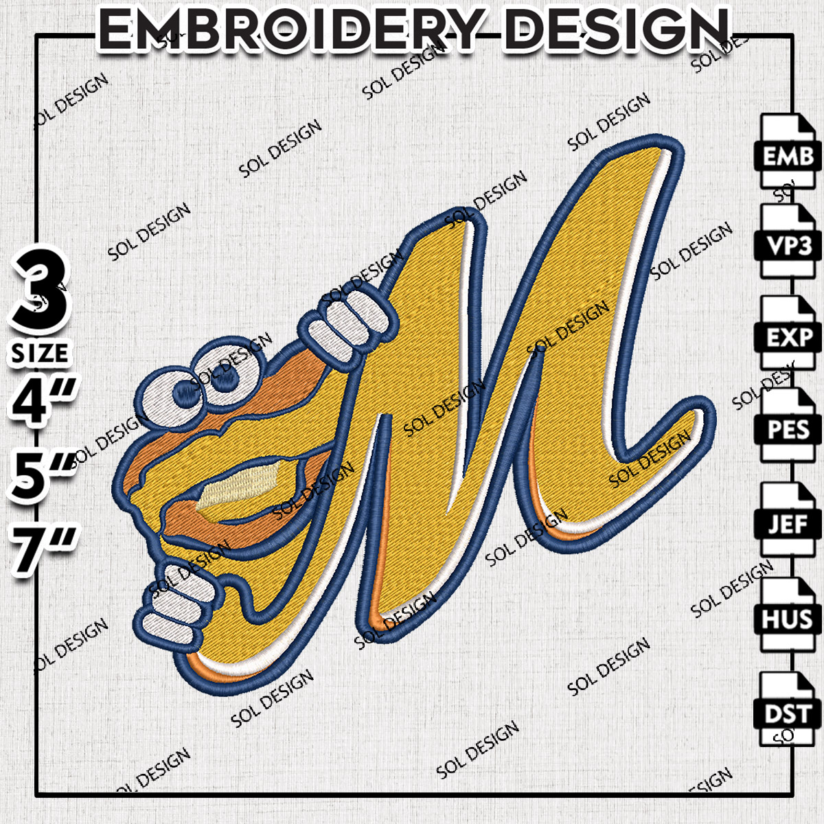 MiLB Montgomery Biscuits Logo Embroidery Designs, Minor League Baseball ...