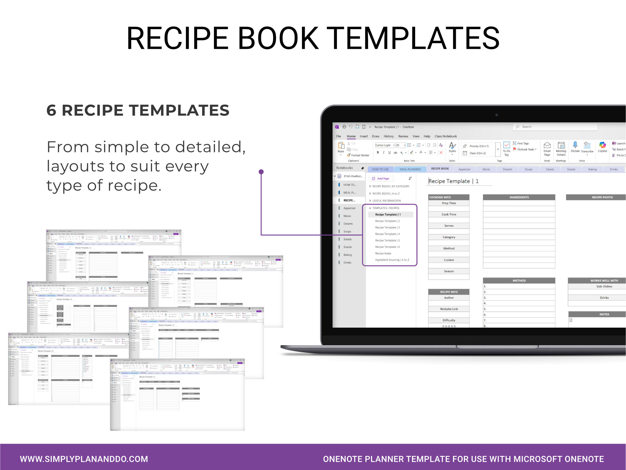 Simply Plan and Do - OneNote Templates
