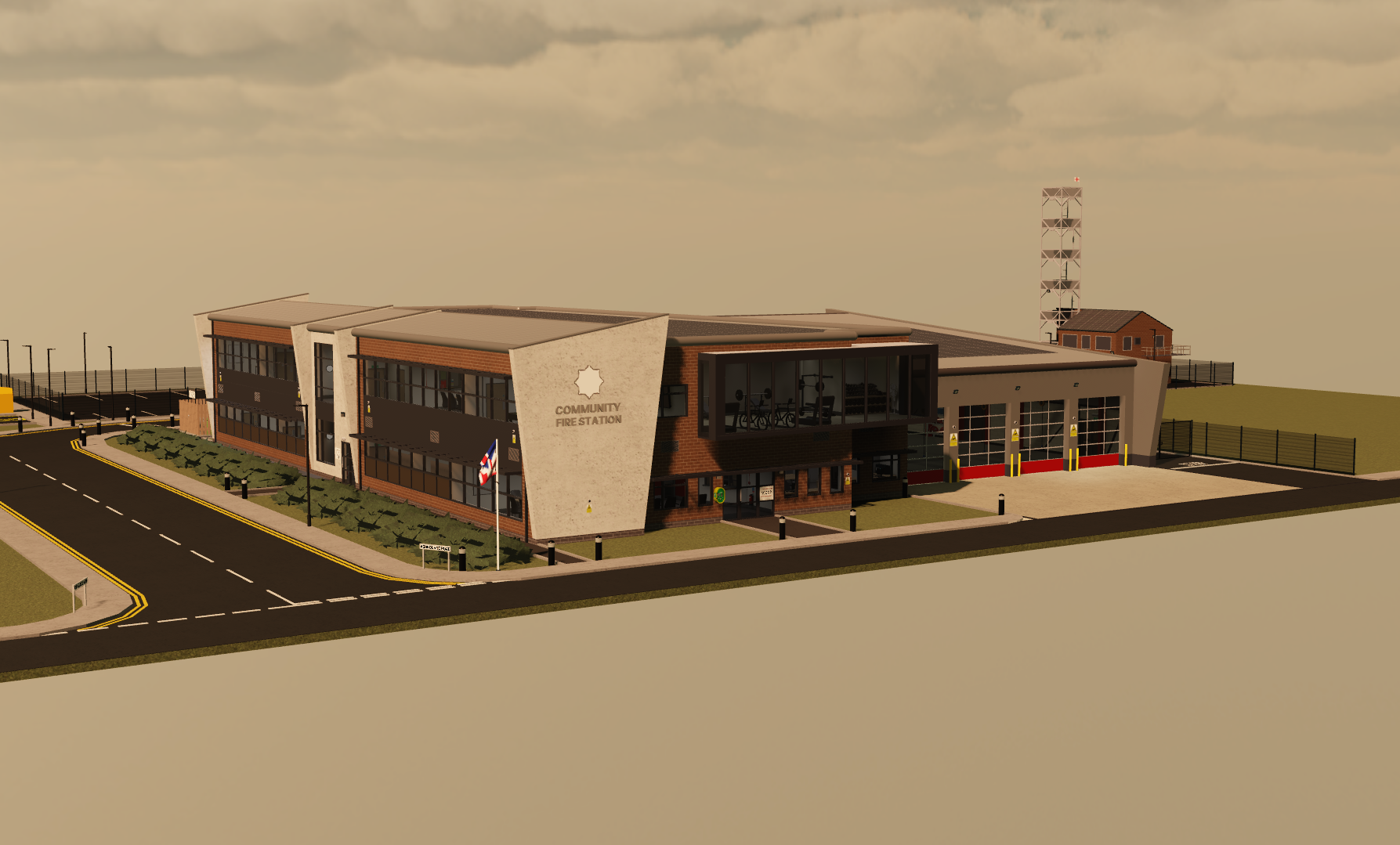 Large City Community Fire Station - Payhip