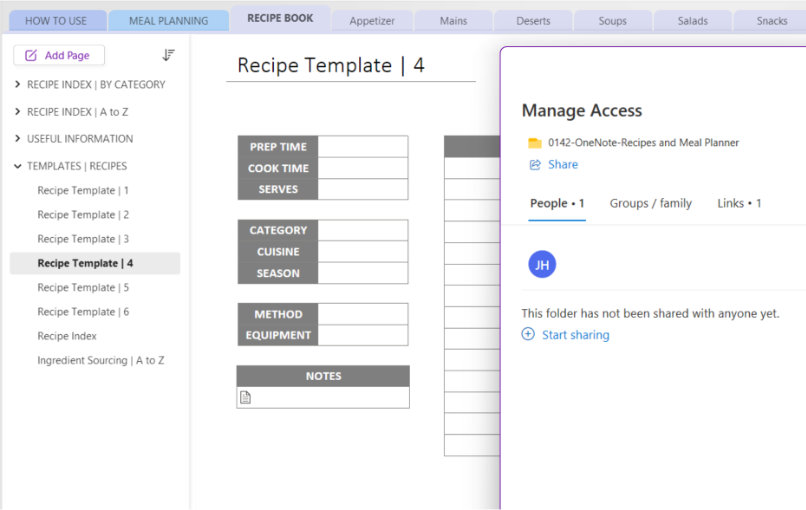 5 Reasons OneNote makes an excellent Digital Recipe Book