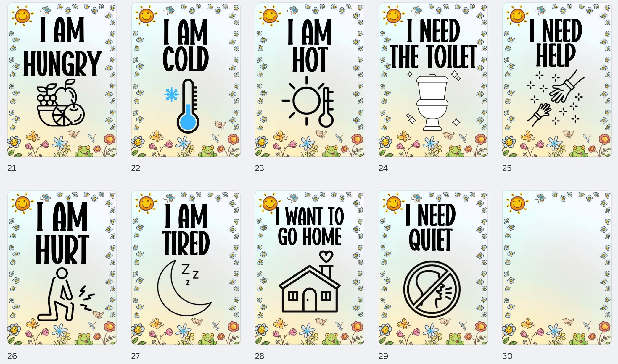 DIGITAL - Communication Cards - Payhip
