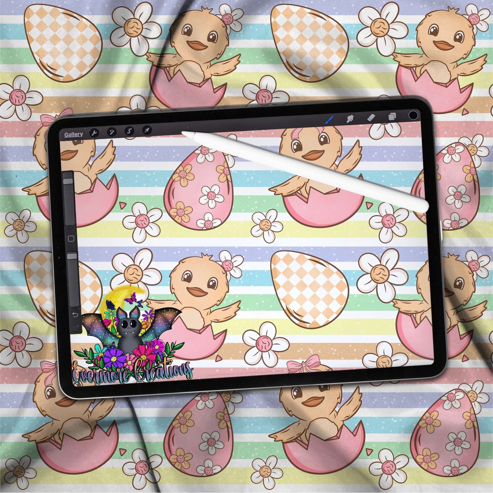 Easter chicks Colorway - Seamless Digital Only - Payhip