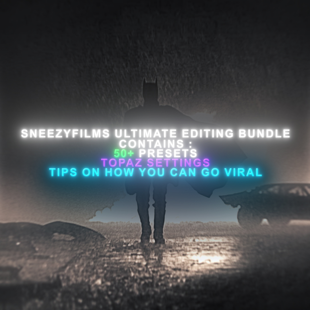 Sneezyfilms Ultimate Editing Bundle - Payhip