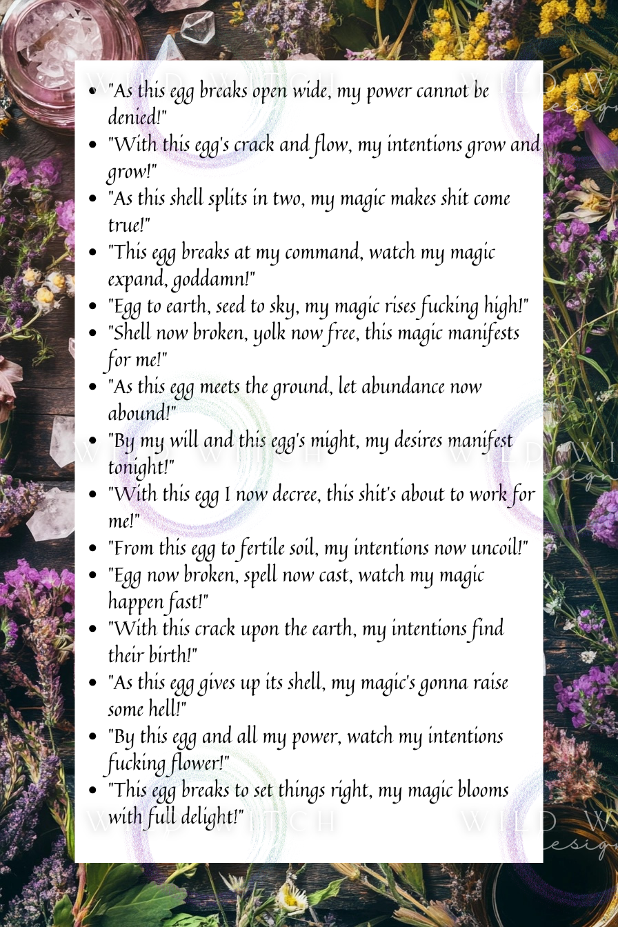 MAGICAL AF EGG SPELL INCANTATION COLLECTION - Payhip