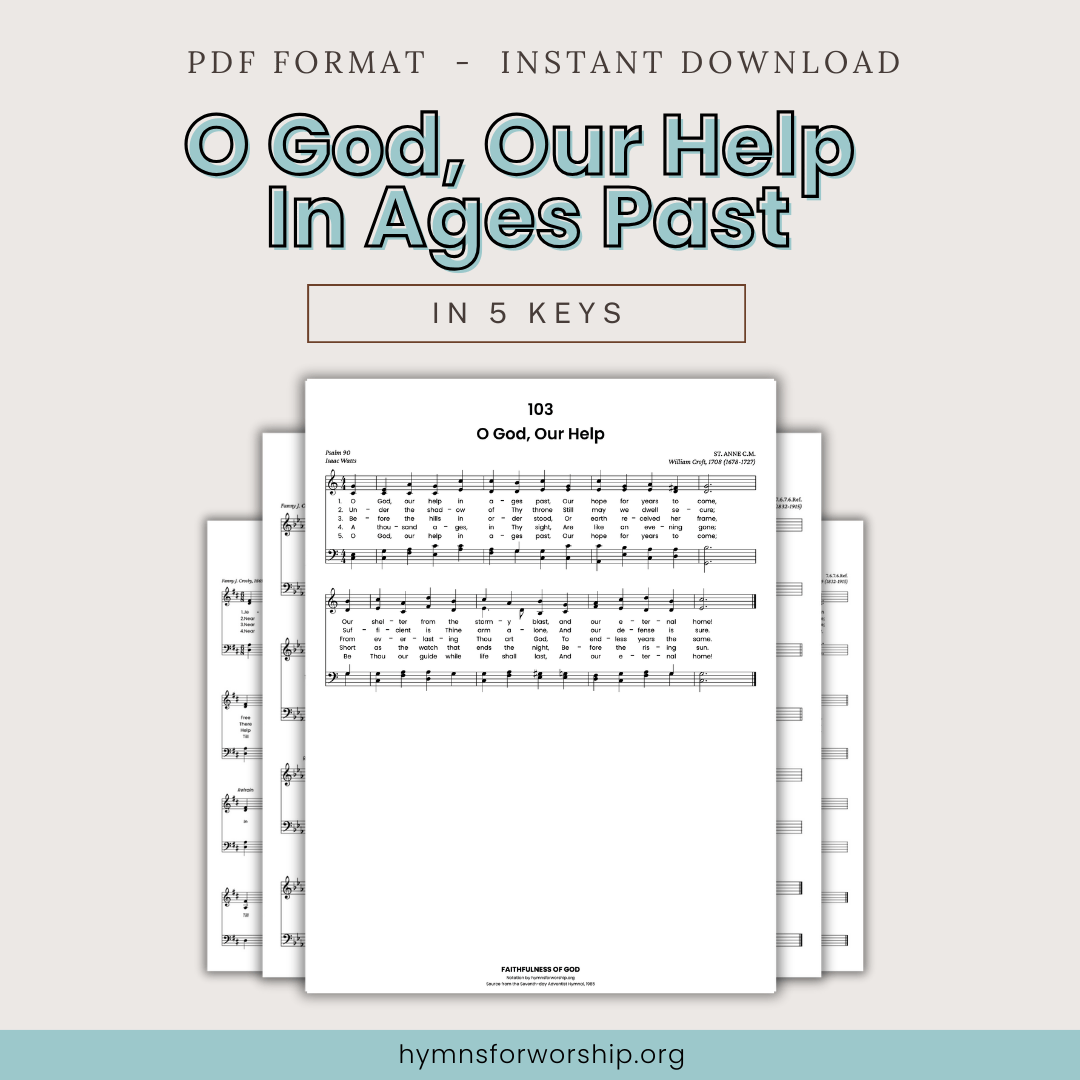 SDAH No. 159 The Old Rugged Cross (PDF - 5 Keys)