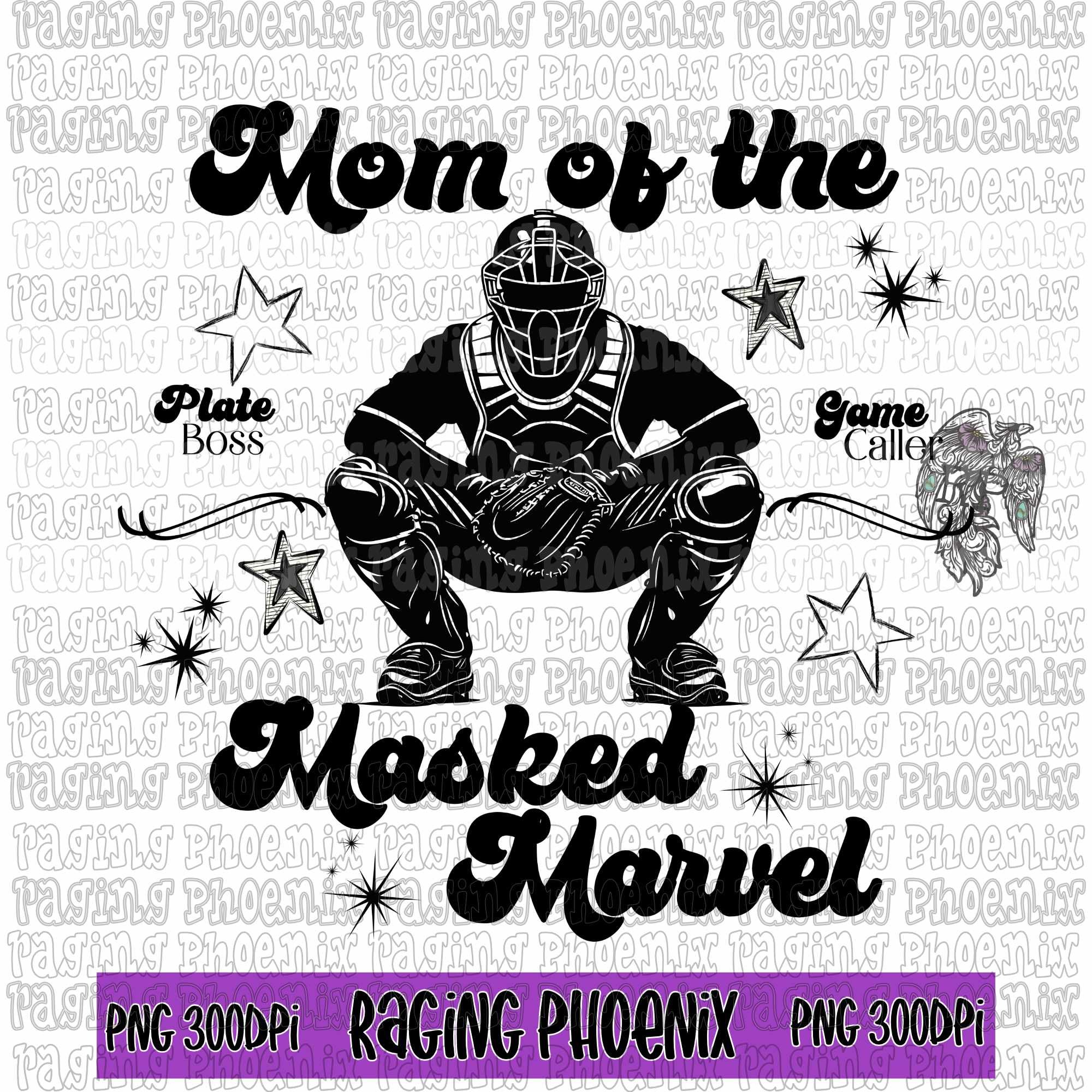 Mom of the Masked Marvel-Baseball Catcher BS101 - Payhip