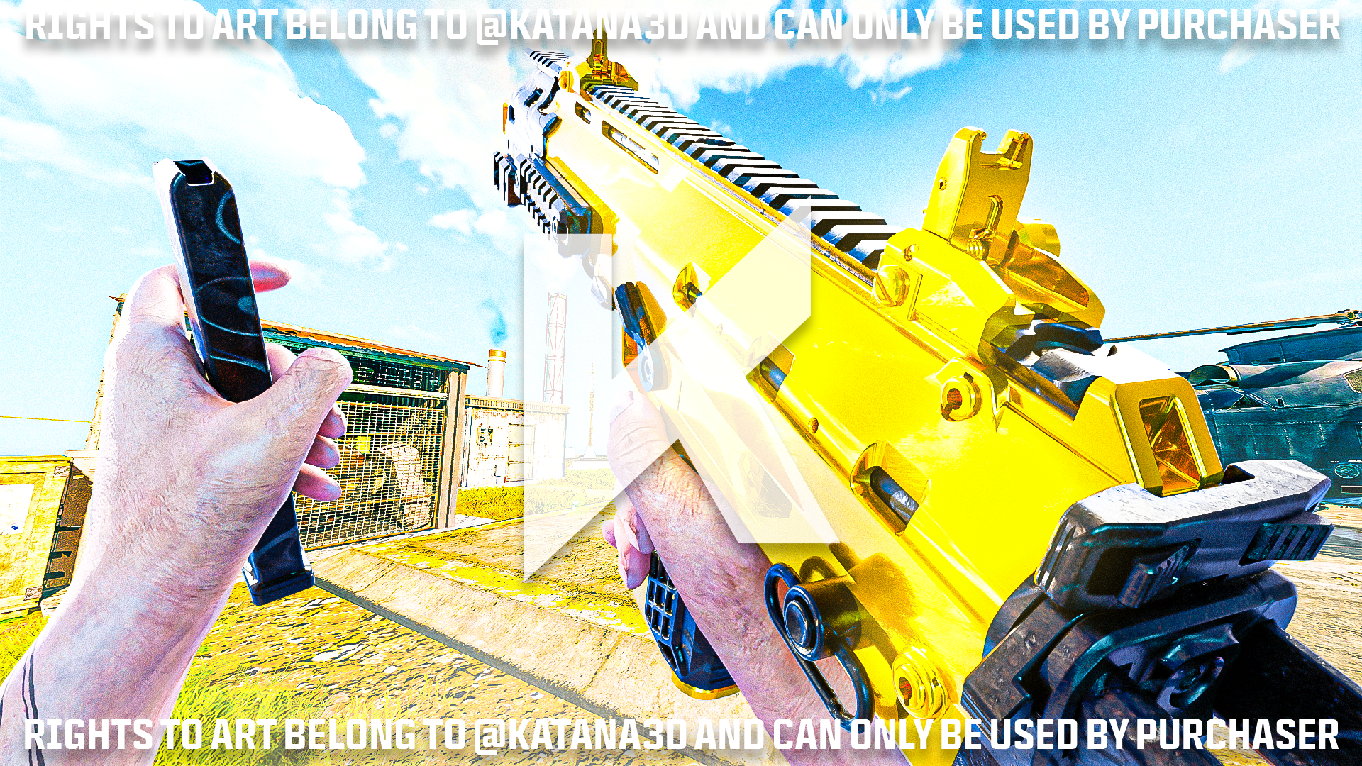 COD/Warzone Thumbnail - Gold MP7 Rebirth - Payhip