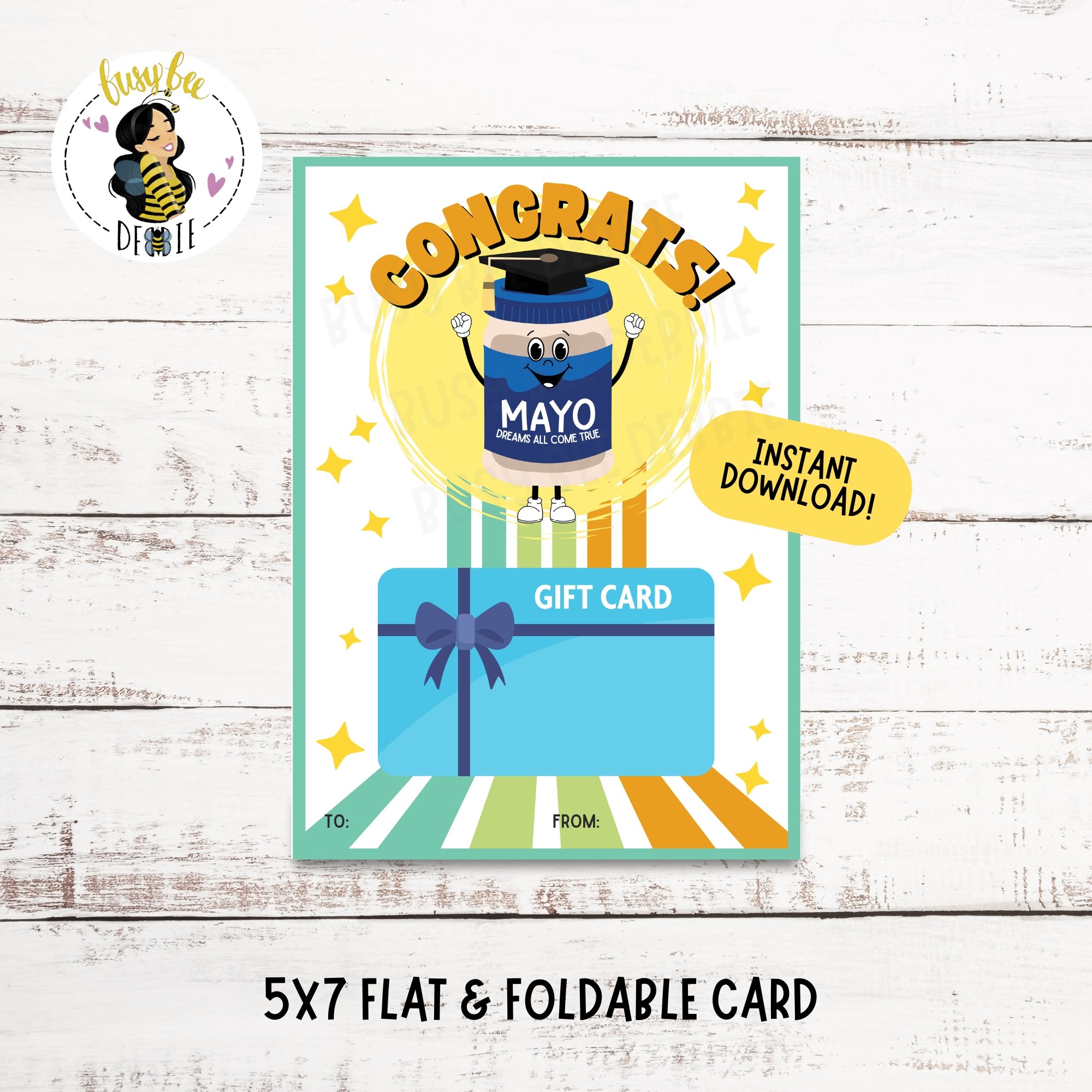 Coffee Gift Card Holder Bundle| Printable Cards:Mother's Day, Nurses ...