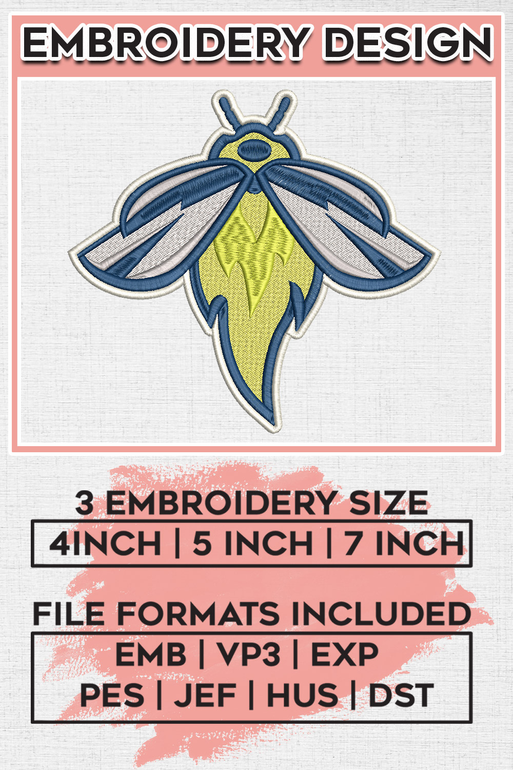 MiLB Columbia Fireflies Logo Embroidery Files, Minor League Baseball ...