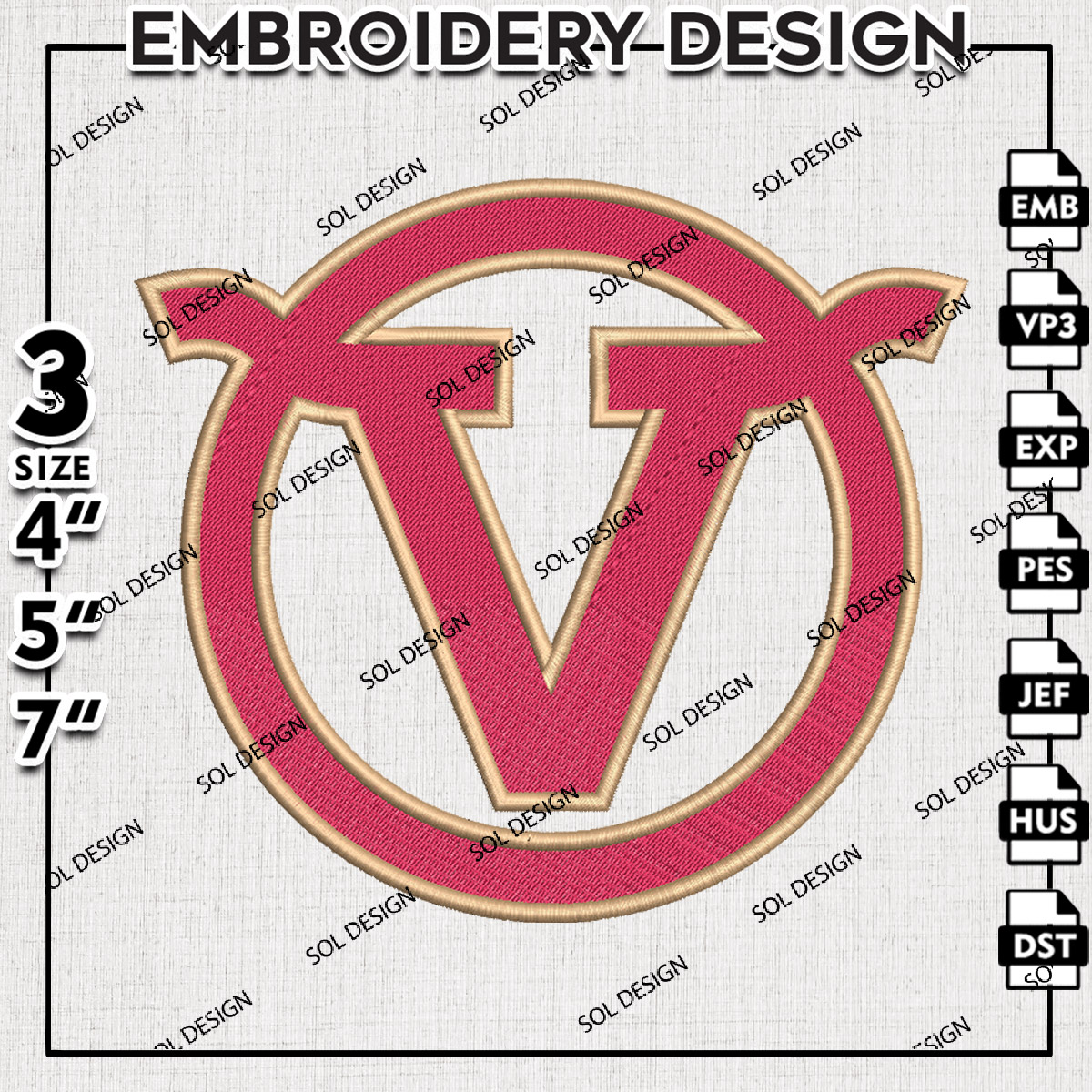 MiLB Visalia Rawhide Logo Embroidery Files, Minor League Baseball Logo ...