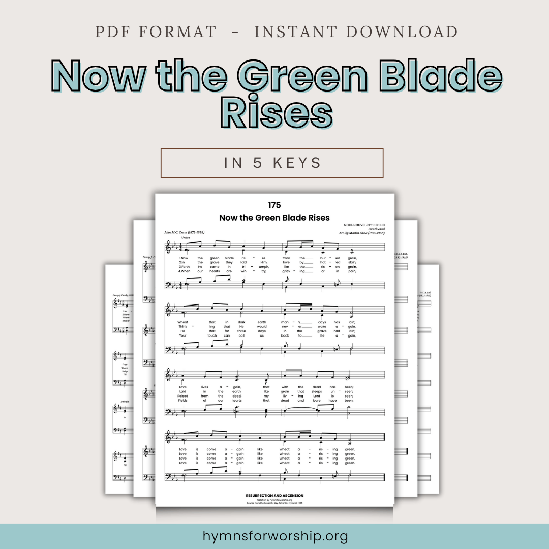SDAH No. 175 Now the Green Blade Rises (PDF - 5 Keys)