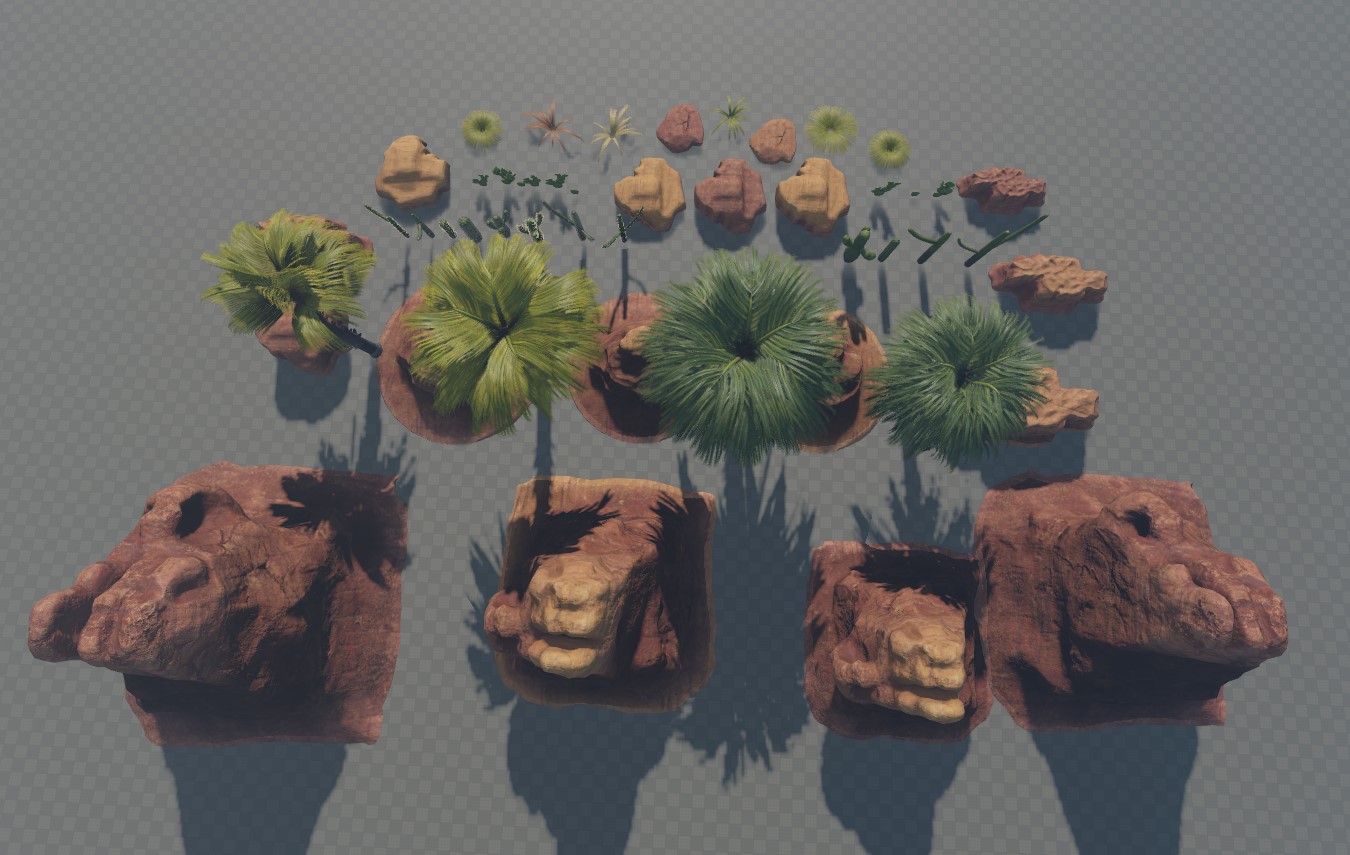 [Custom] Realistic Desert Roblox Nature Assets Pack