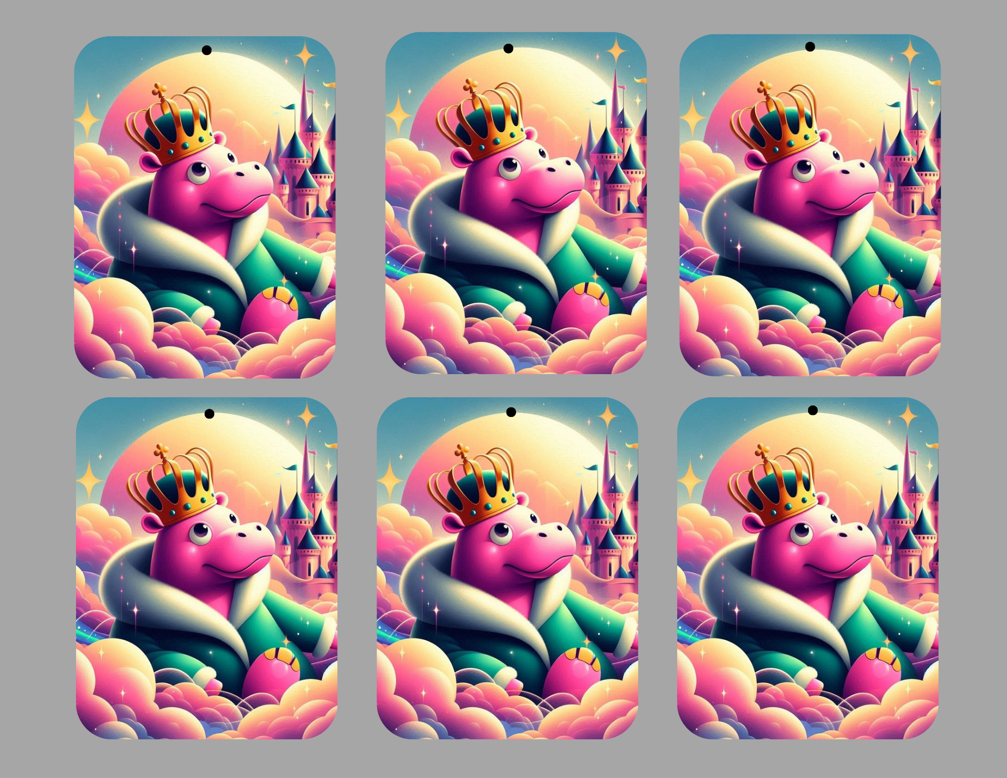 King Hippo Car Freshener - Payhip