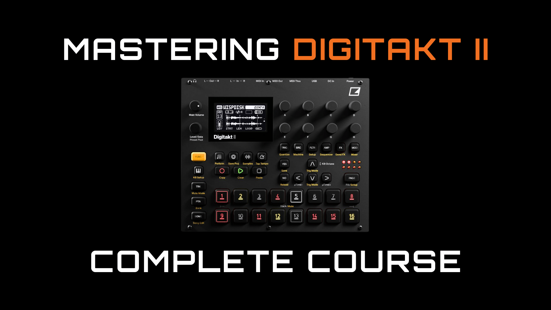 Dave Mech Digitakt Tutorial