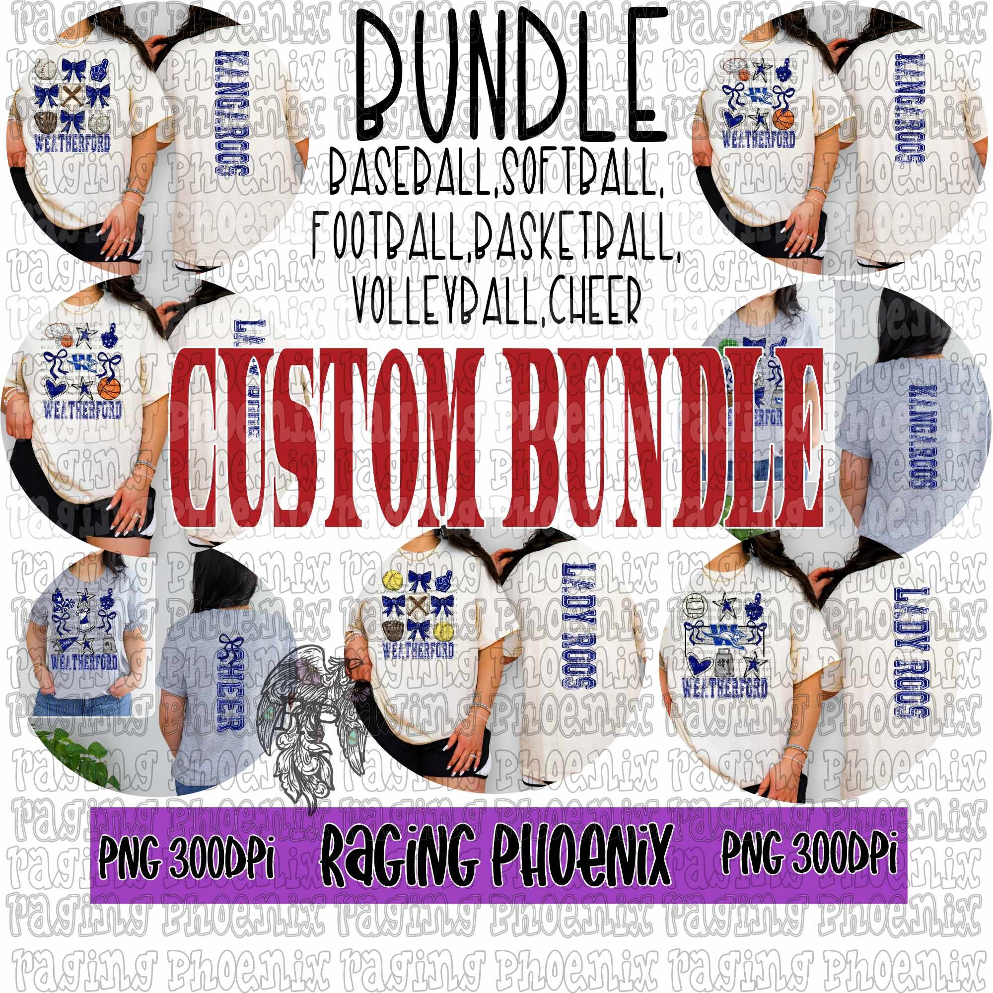 CUSTOM COLLAGE BUNDLE OF 6 SPORTS - Payhip