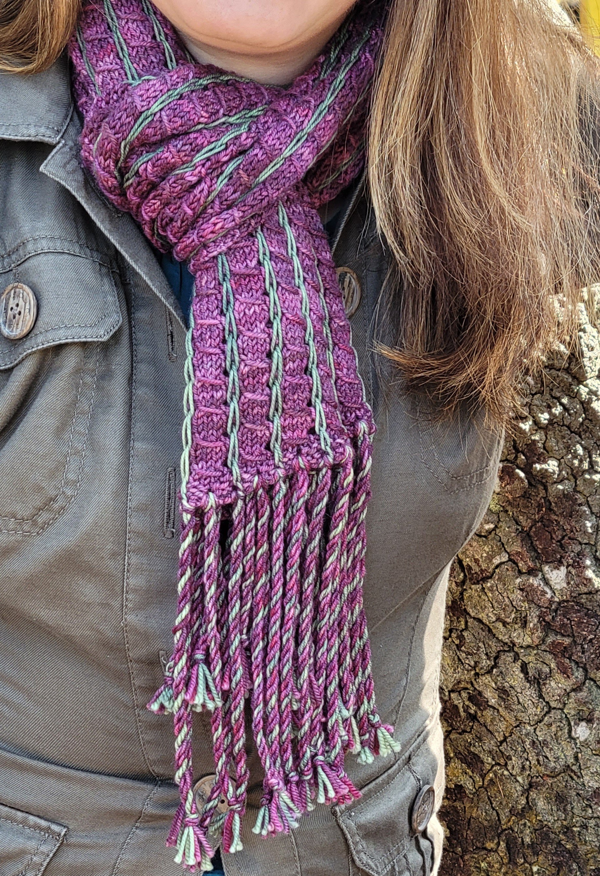 Bamboo Shoots Scarf (Knit Pattern) - Payhip