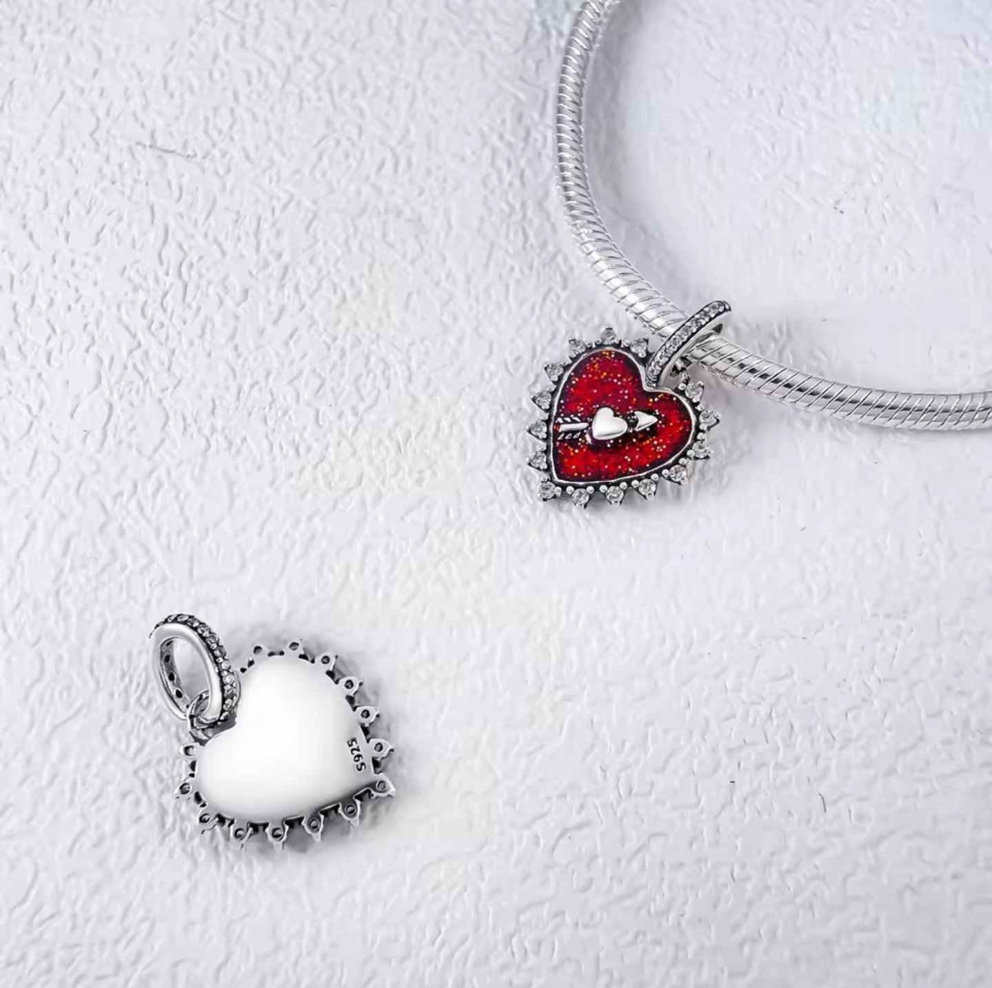 Arrow Heart Dangle Charm - Payhip