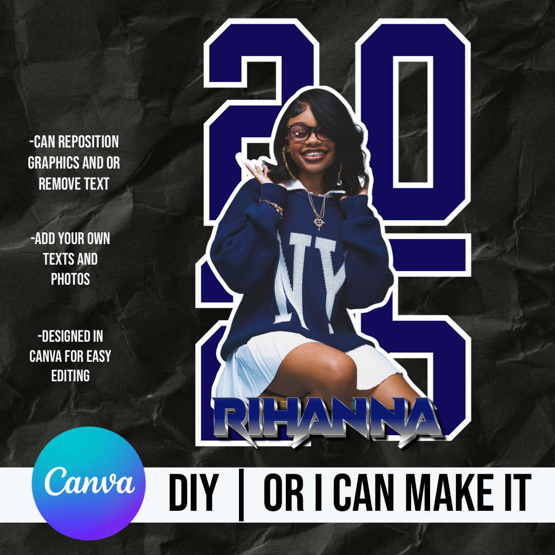 Canva | Grad | Graduate | Senior | Class of 2025 | Template - Payhip