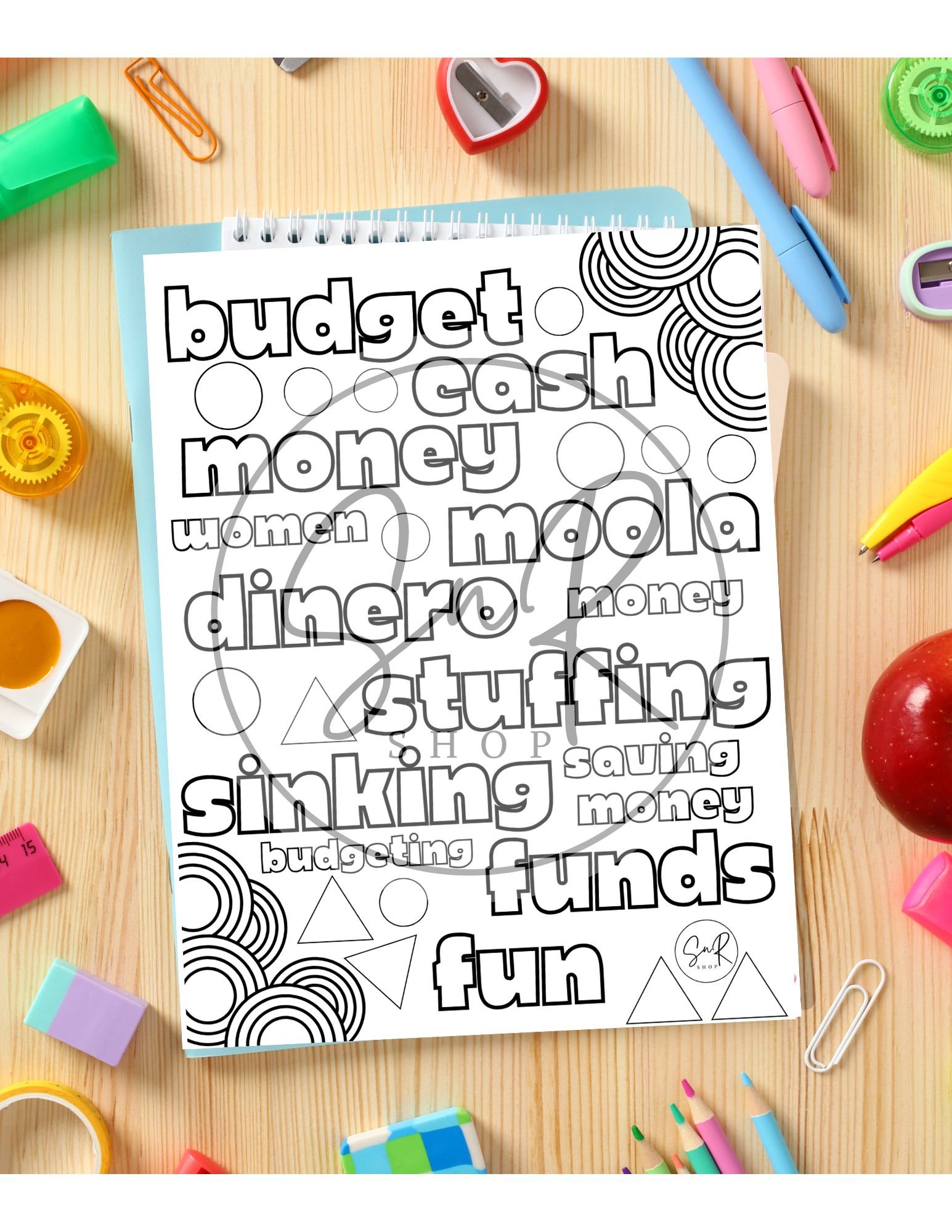 Alphabet Savings Challenge - Payhip