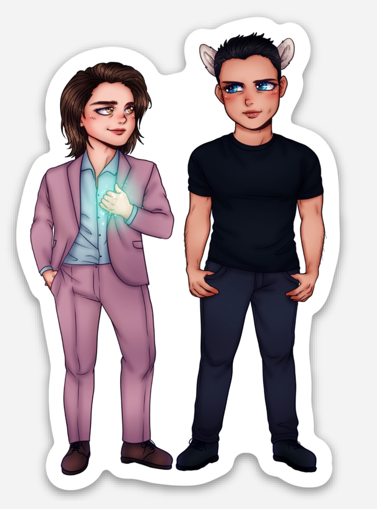 Troy & Elliot Chibi Sticker - Payhip