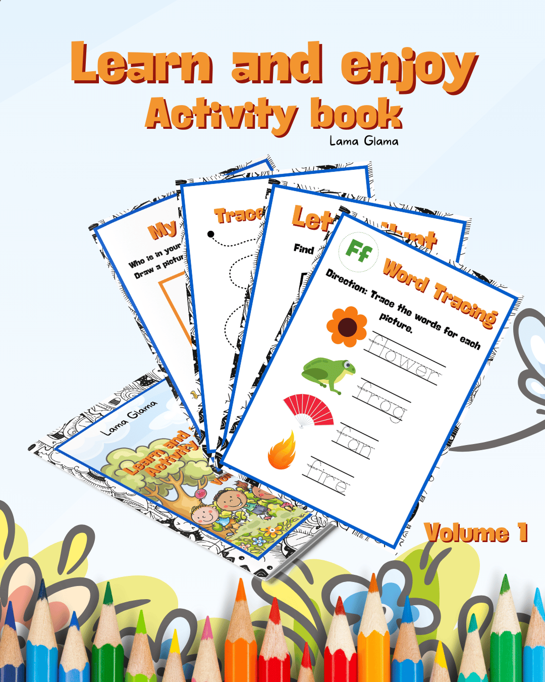 Animal kingdom adventure - Printable coloring book for kids by Lama ...