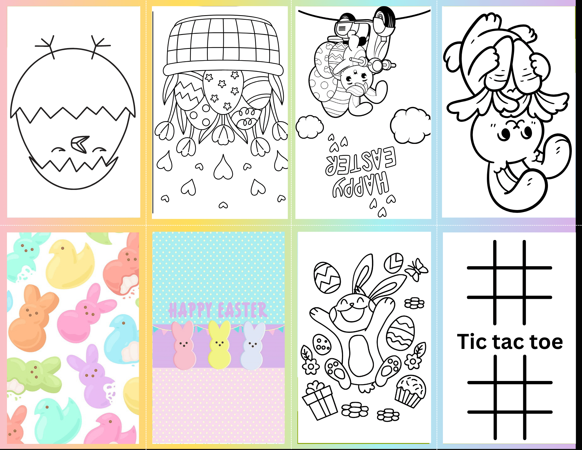Mini Coloring Book Easter Theme - Payhip