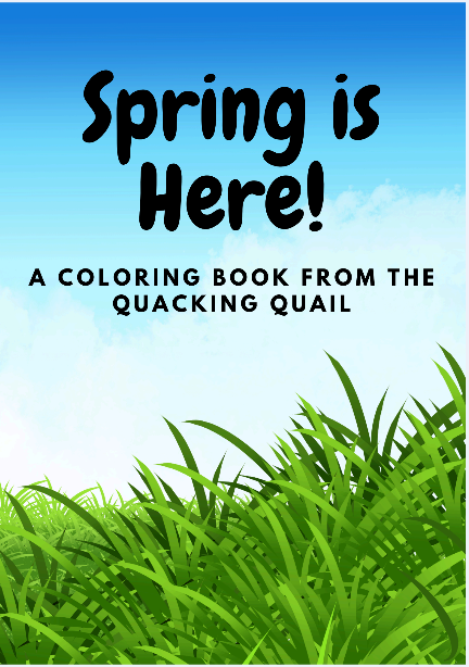 Spring is Here Coloring Book - Payhip