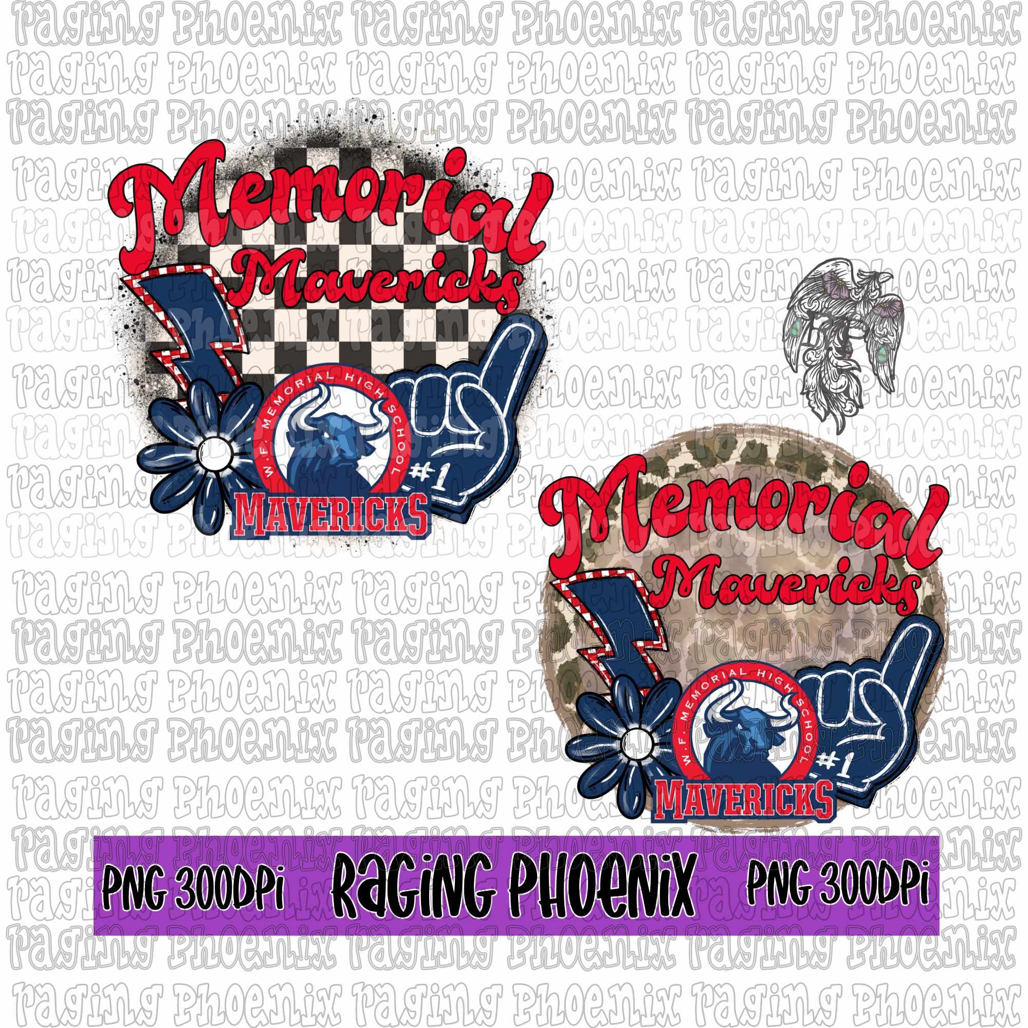MEMORIAL MAVERICKS CIRCLE LEOPARD/CHECK BUNDLE-CT18 - Payhip