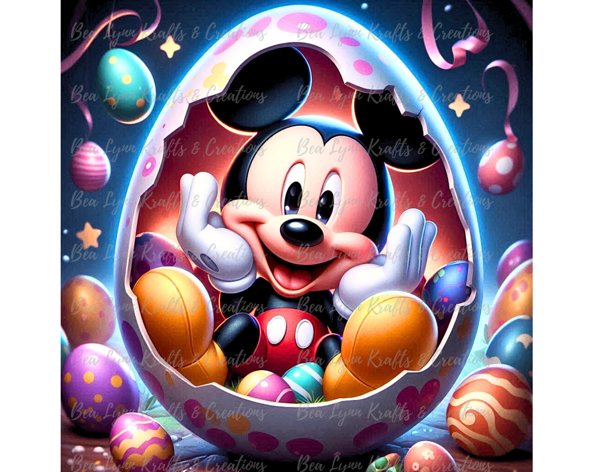 Mickey Mouse in Cracked Easter Egg PNG - Payhip