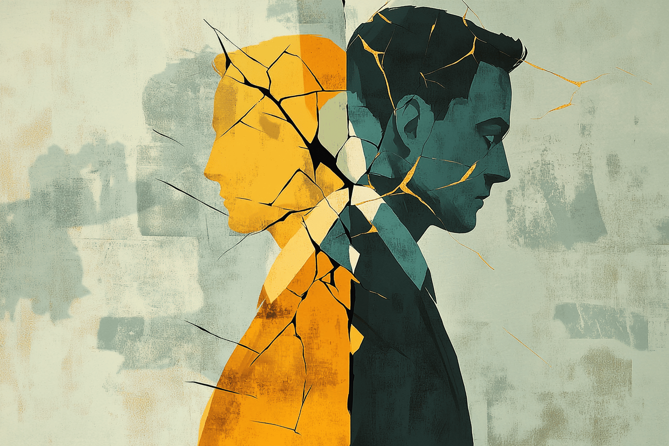 Fractured Reflections – Duality of the Self