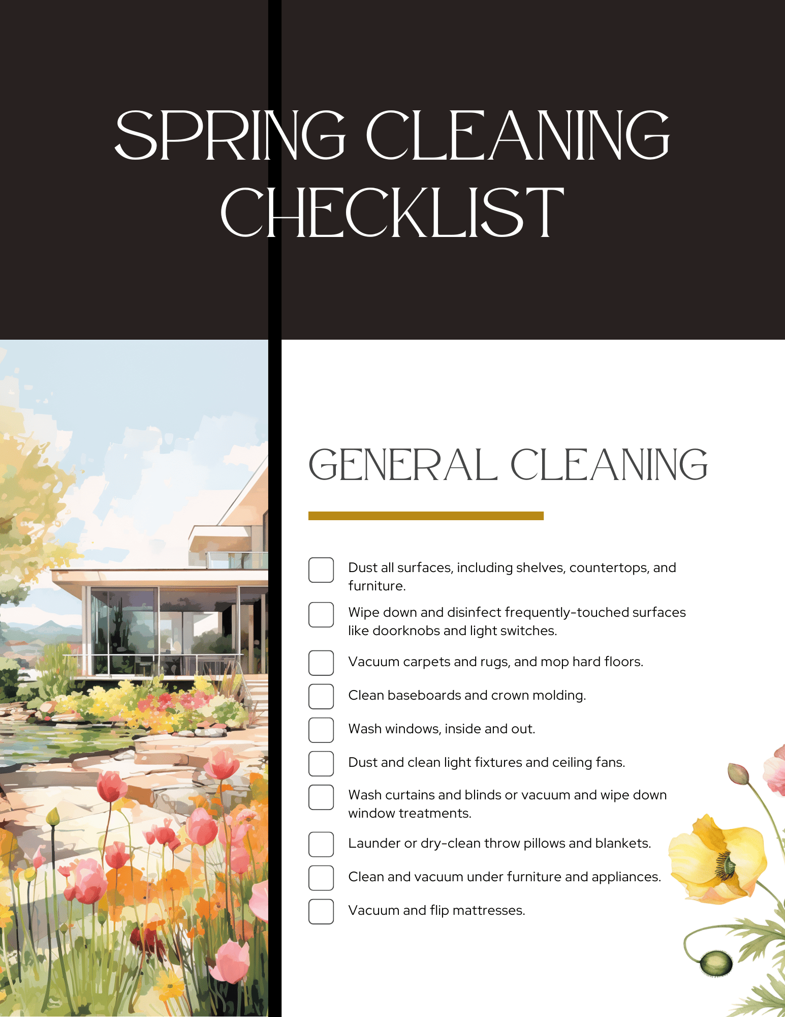 LUXE Spring Cleaning Free Checklist - Payhip