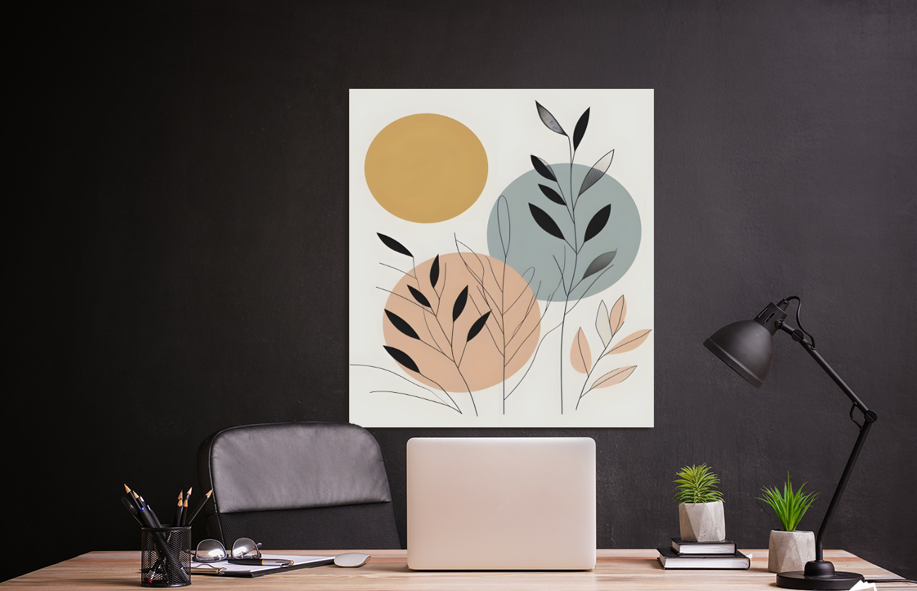 Yellow Moon in the Red Sky – Printable Digital Wall Art (300 DPI) - Payhip