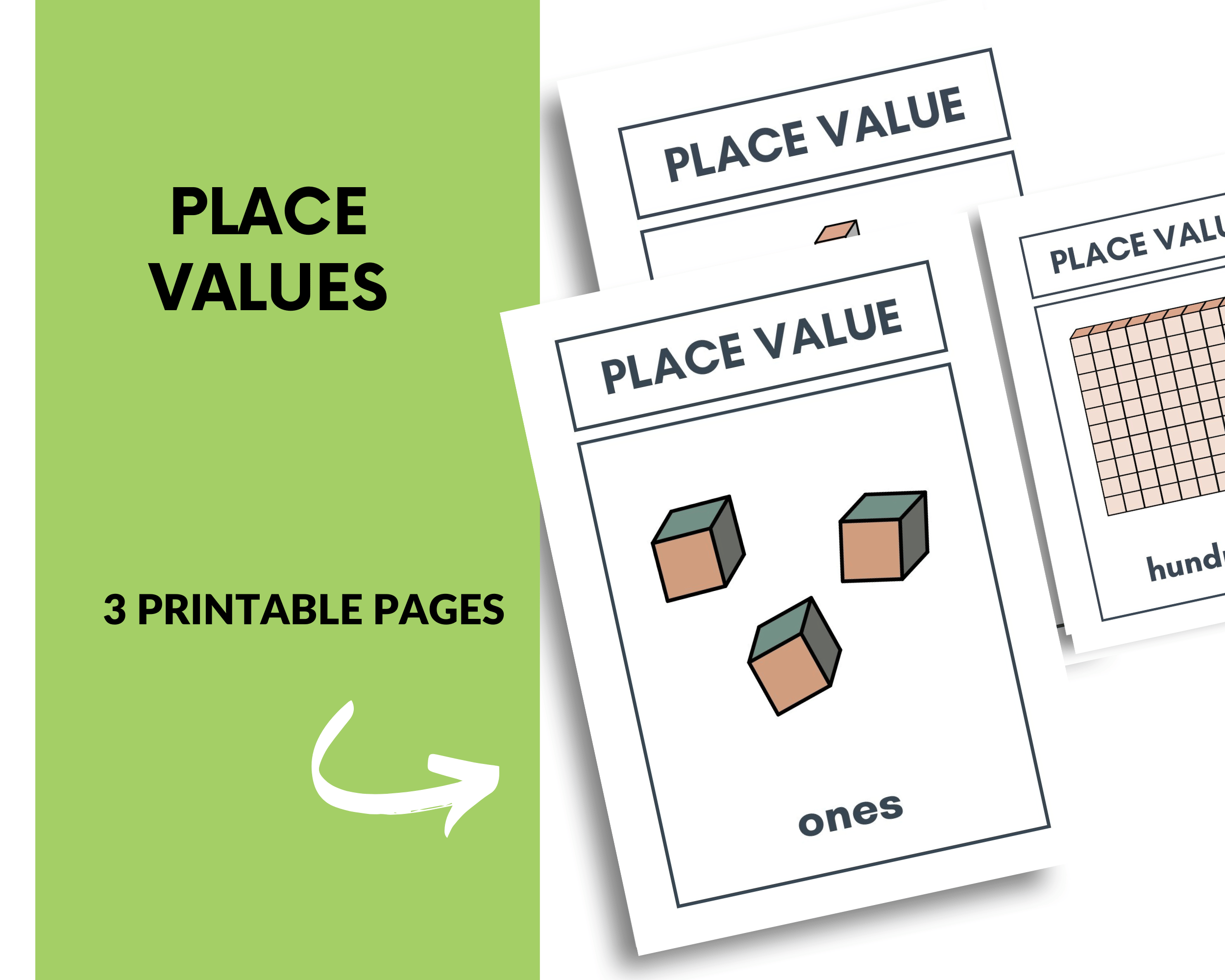 Place Value Printables – 3-Page Pack