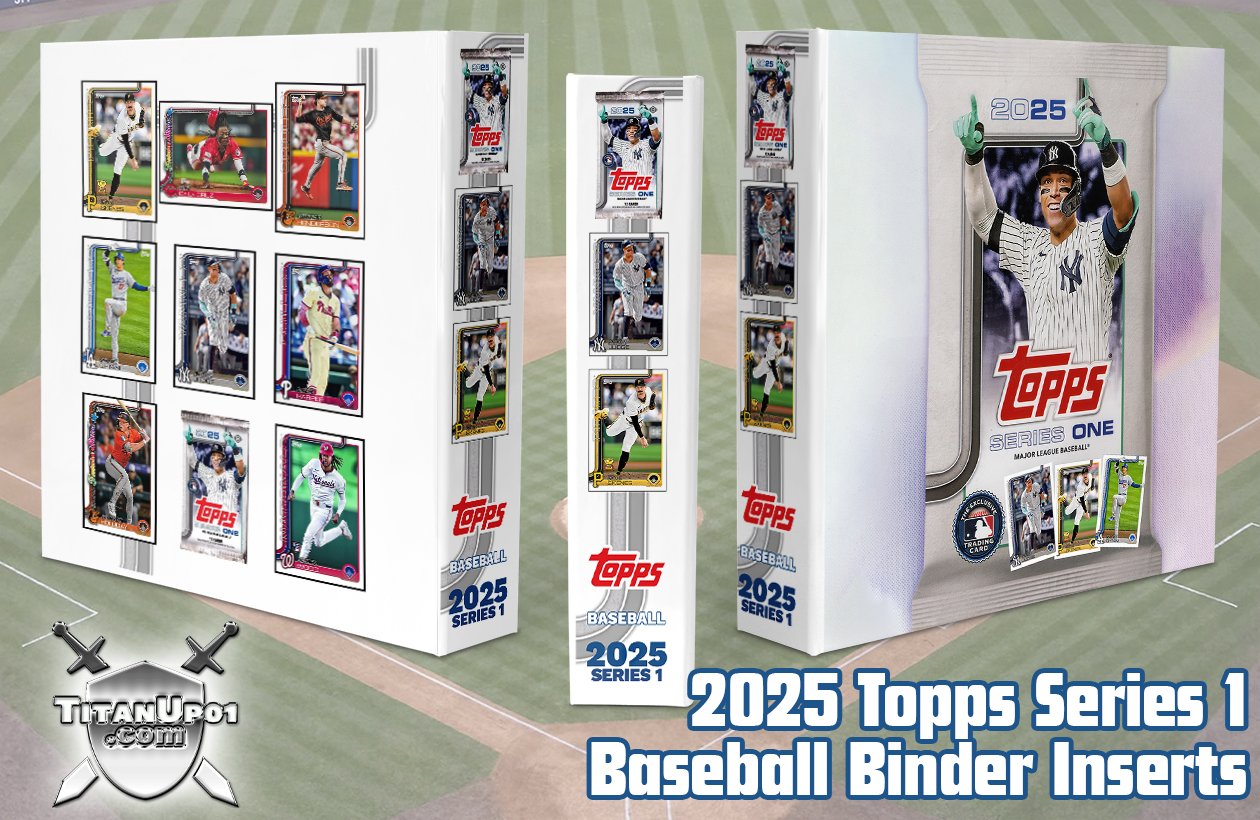 2025 Topps Series 1 Baseball Cards Binder Inserts