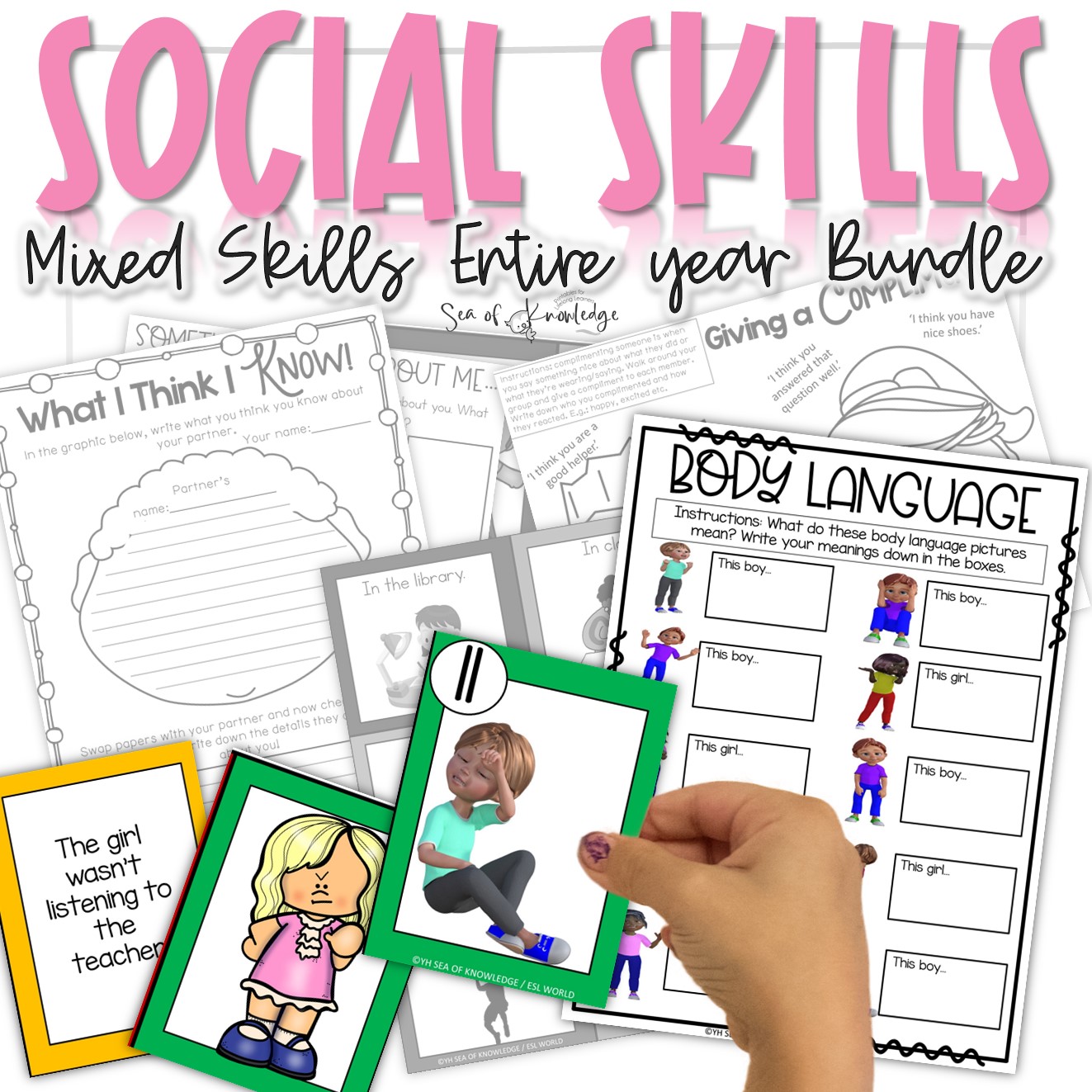 Taking Turns Social Skills Story Sticker Sequencing Set - Payhip