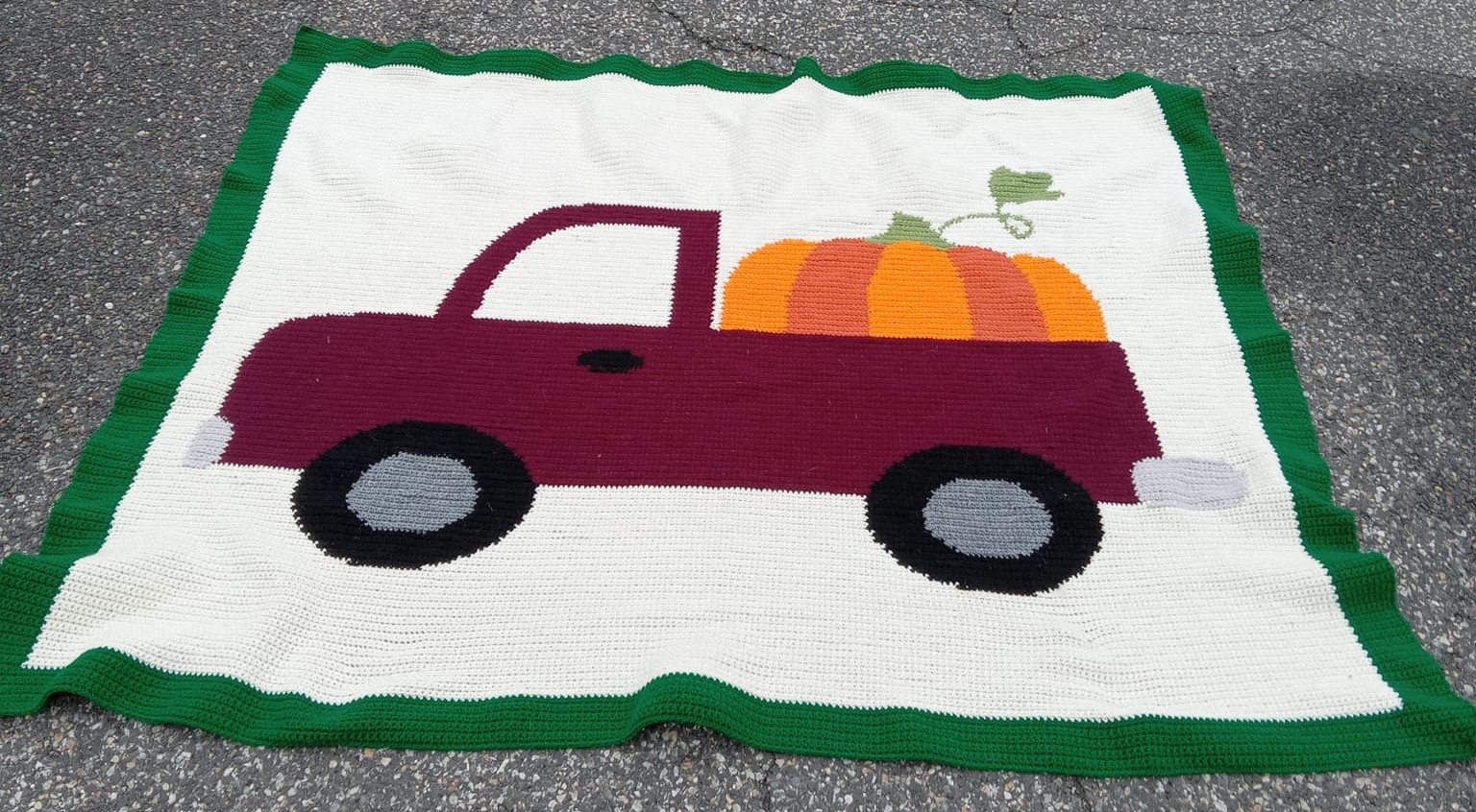 Little Red Truck with Pumpkin - Payhip
