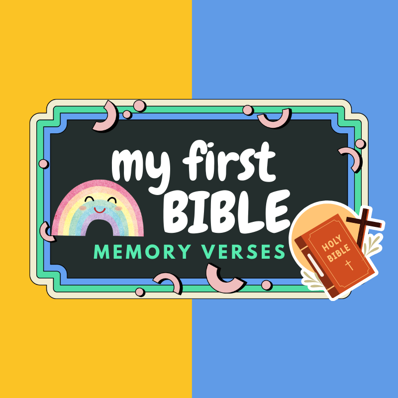 My First Bible Memory Verses Book for Children - Ages (2-8) - Payhip