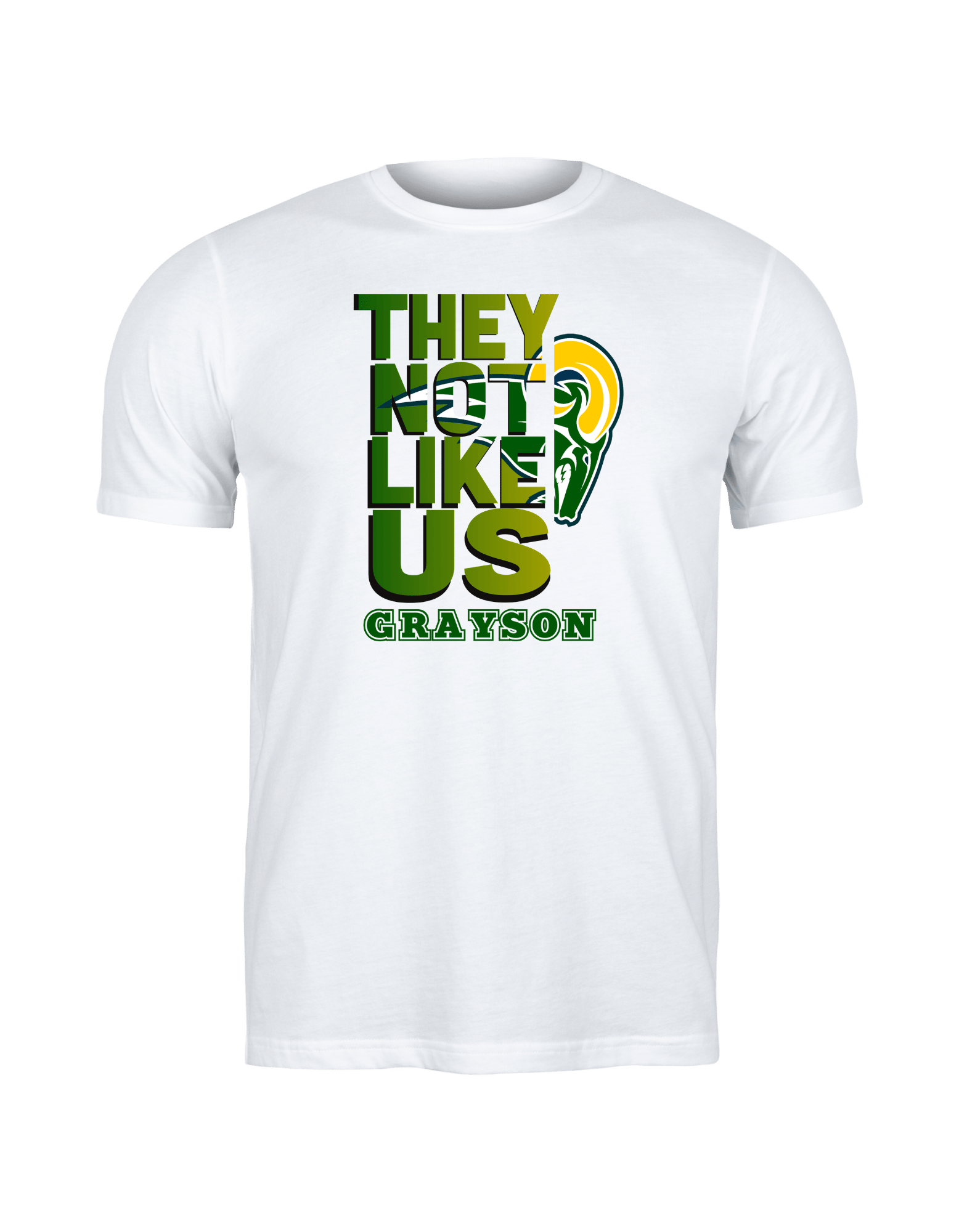 Grayson Rams They Not Like Us White - Payhip
