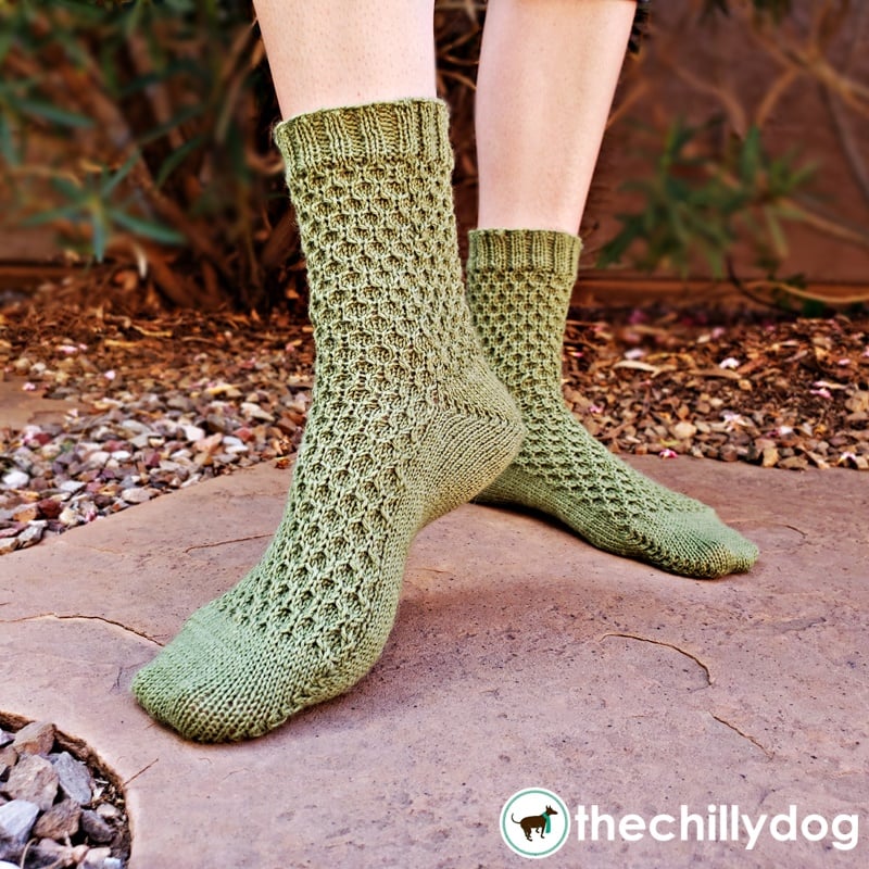 Beekeeper Socks: Knitting Pattern PDF